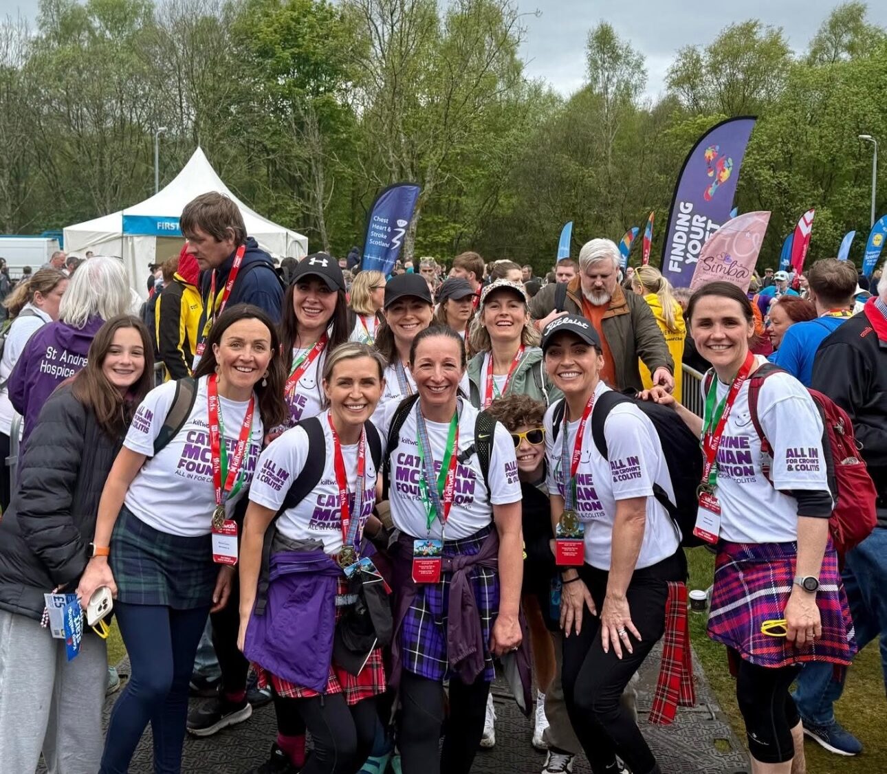EYCON Staff Complete Glasgow Kiltwalk | Eycon